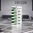 5/10Pcs CR1220 3V Button Batteries 45mAh for Fitness Trackers Car ...