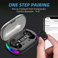 Wireless Bluetooth 5 3 Earbuds Stereo Sound In Ear Built In Mic Led