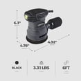 Master Mechanic 5 Inch Random Orbit Sander with Coarse Grit Type & Dust ...