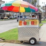 44'' Commercial Street Vendor Carro De Fruta Fruit Cart Concession ...
