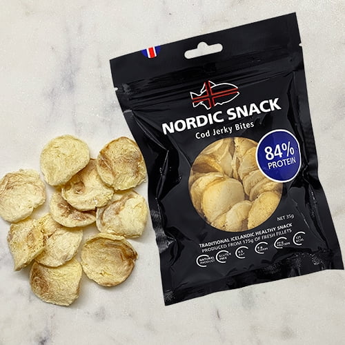 Dried Cod Bites (Hardfiskur) Fish Jerky High Protein Healthy Nordic ...