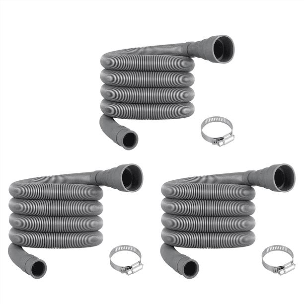 3X Drain Hose Extension Set Universal Washing Machine Hose 6.5Ft ...