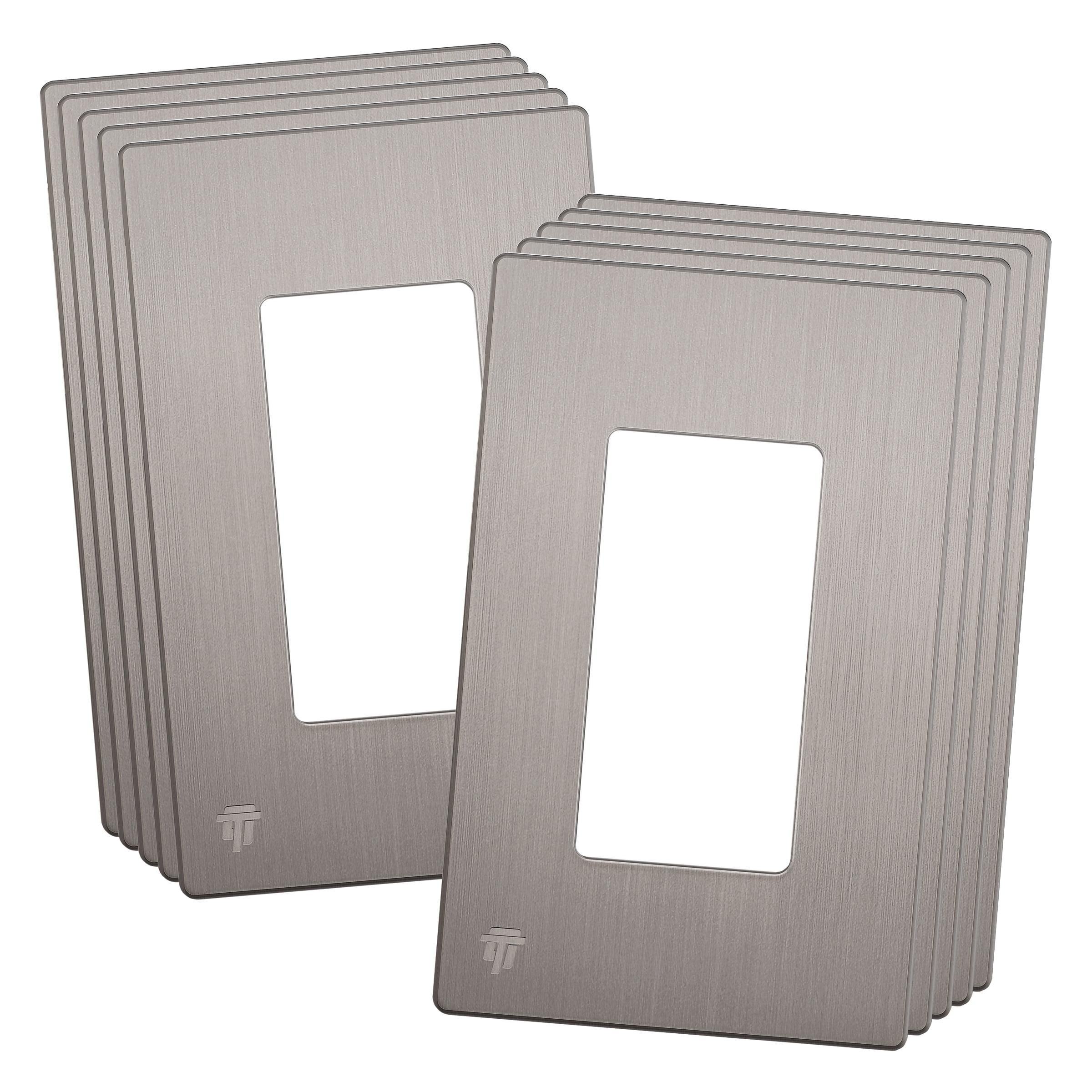 ENERLITES Screwless Decorator Wall Plate Child Safe Outlet Cover ...