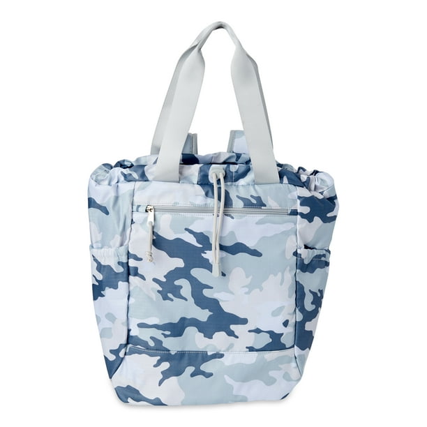 Athletic Works Women's Athleisure Tote Bag Backpack Grey Camo - Walmart.com