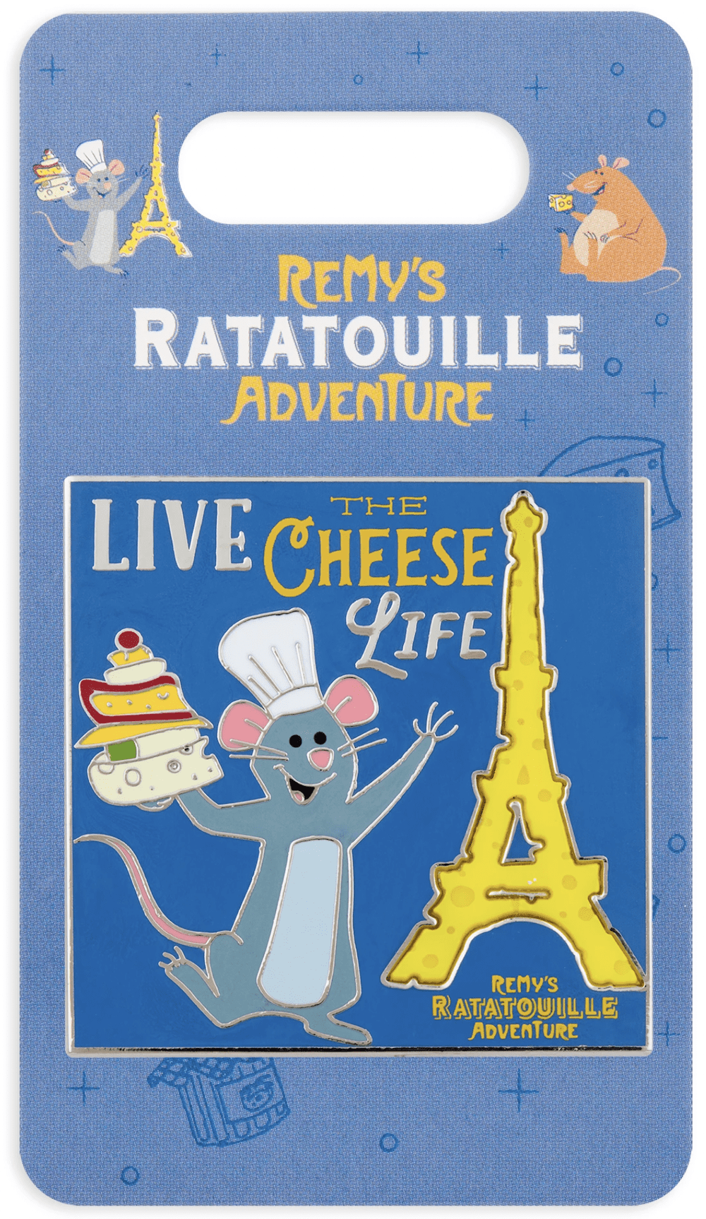 Disney Parks Remy Ratatouille Adventure Pin Live The Cheese Life New ...