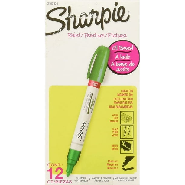 Sharpie Paint Medium Verde Sharpie Marcadores permanentes | Bodega ...