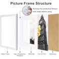11x14 Picture Frame Set of 9, Display Pictures 8x10 with Mat or 11x14 ...