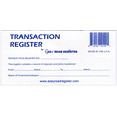 "Easy Read Register Checkbook Transaction Register, 2024-2026 Calendar ...