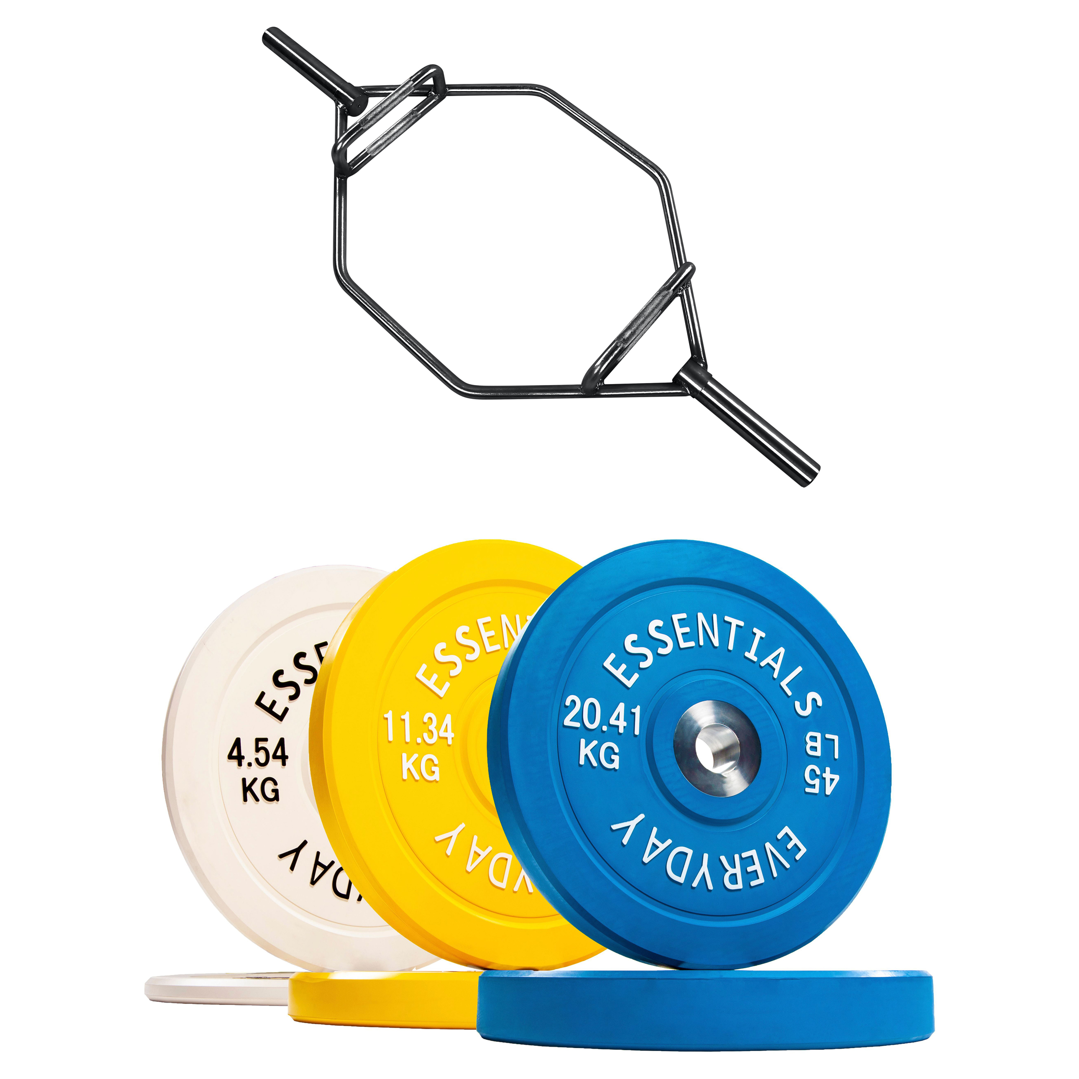 1000 Pound Capacity BalanceFrom Olympic 2 Inch Hex Weight Lifting Trap 1000 Pound Capacity BalanceFrom Olympic 2 Inch Hex Weight Lifting Trap