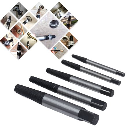 Garosa Damaged Bolt Screw Extractor,Bolt Extractor Set Carbon Steel ...