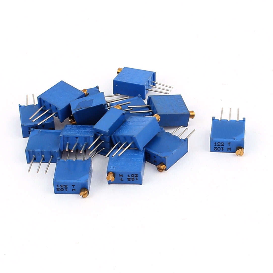 15 Pcs 3296W 1K ohm Multiturn Potentiometer Pot Variable Resistor ...
