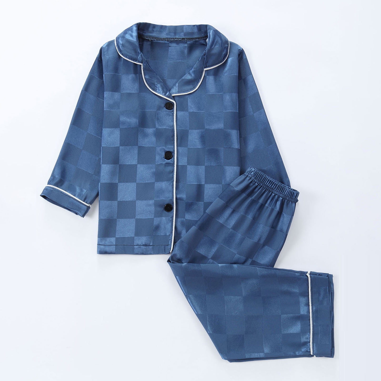 Click here for Timifis Plaid Pajama Set For Toddler Boys Girls Bu... prices