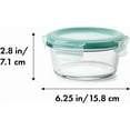 2 Cup Smart Seal Glass Round Food Storage Containers, Set of 2 ...