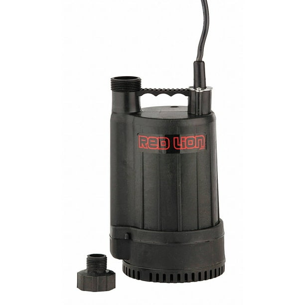 Red Lion Plug-In Utility Pump, 1/6 HP, 120VAC 505950 - Walmart.com