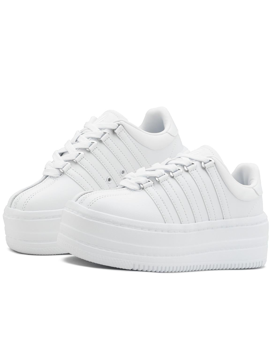 Tenis con Plataforma K-SWISS Classic para Dama Casual 22-26 Blanco 25 ...