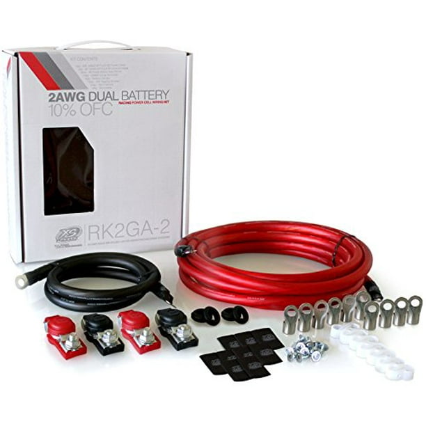 XP FLEX, 2 AWG, DUAL BATTERY, LIGHT-WEIGHT RACING CABLE KIT - Walmart ...