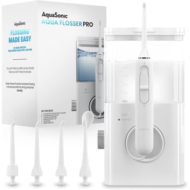 Oral-B Water Flosser, Oral Irrigator Handle with 4 Nozzles, White ...