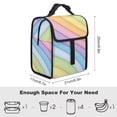 8.3×9.8in Insulated Lunch Bag Leak-Proof And Easy To Clean Zipper ...