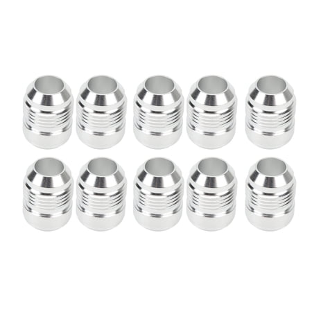 YOUTHINK Male Weld Fitting Adapter,10pcs AN10 Thread Male Billet with 3 ...