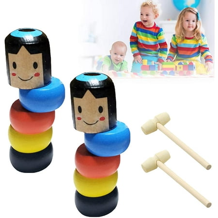 Non-Falling Little Wooden Puppet Magic Toy Street Stage Magic Props ...