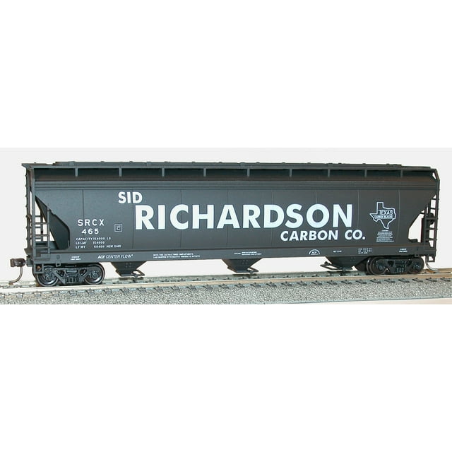 Accurail 2103 HO Sid Richardson Carbon Co. ACF 3-Bay Centerflow Hopper ...