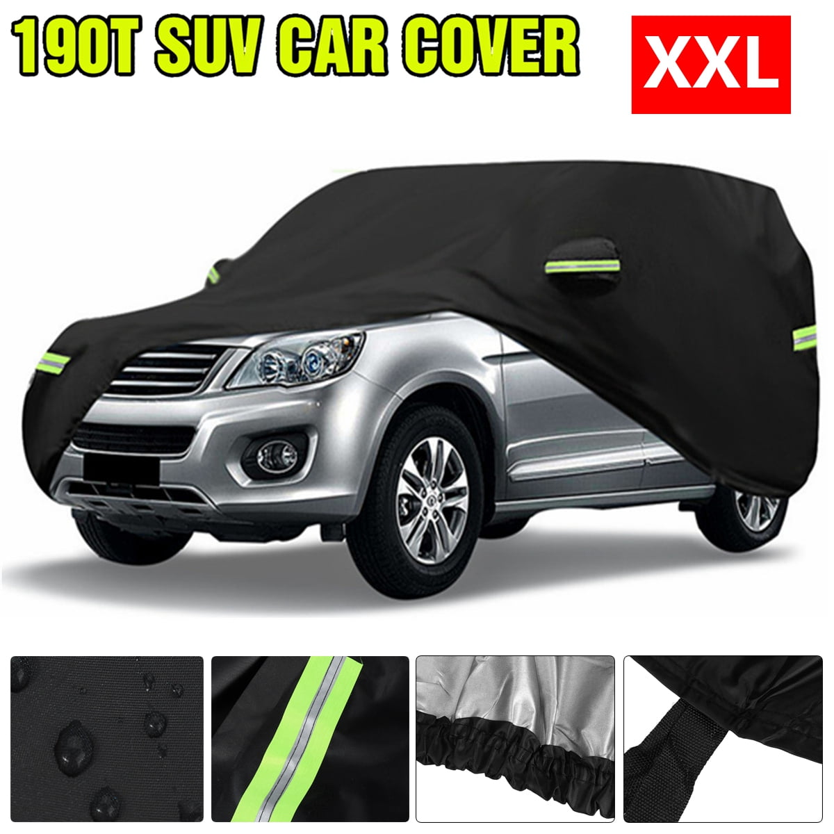 SUV Full Car Covers, Waterproof All Weather Windproof Dustproof UV ...