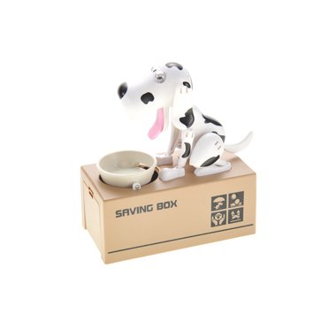 Funny Cat Stealing Coin to Money Orange Box Kitty Bank Home Decor Gift ...