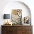 Canvas Print Wall Art Bamboo and Mountains Print Traditional Ink ...