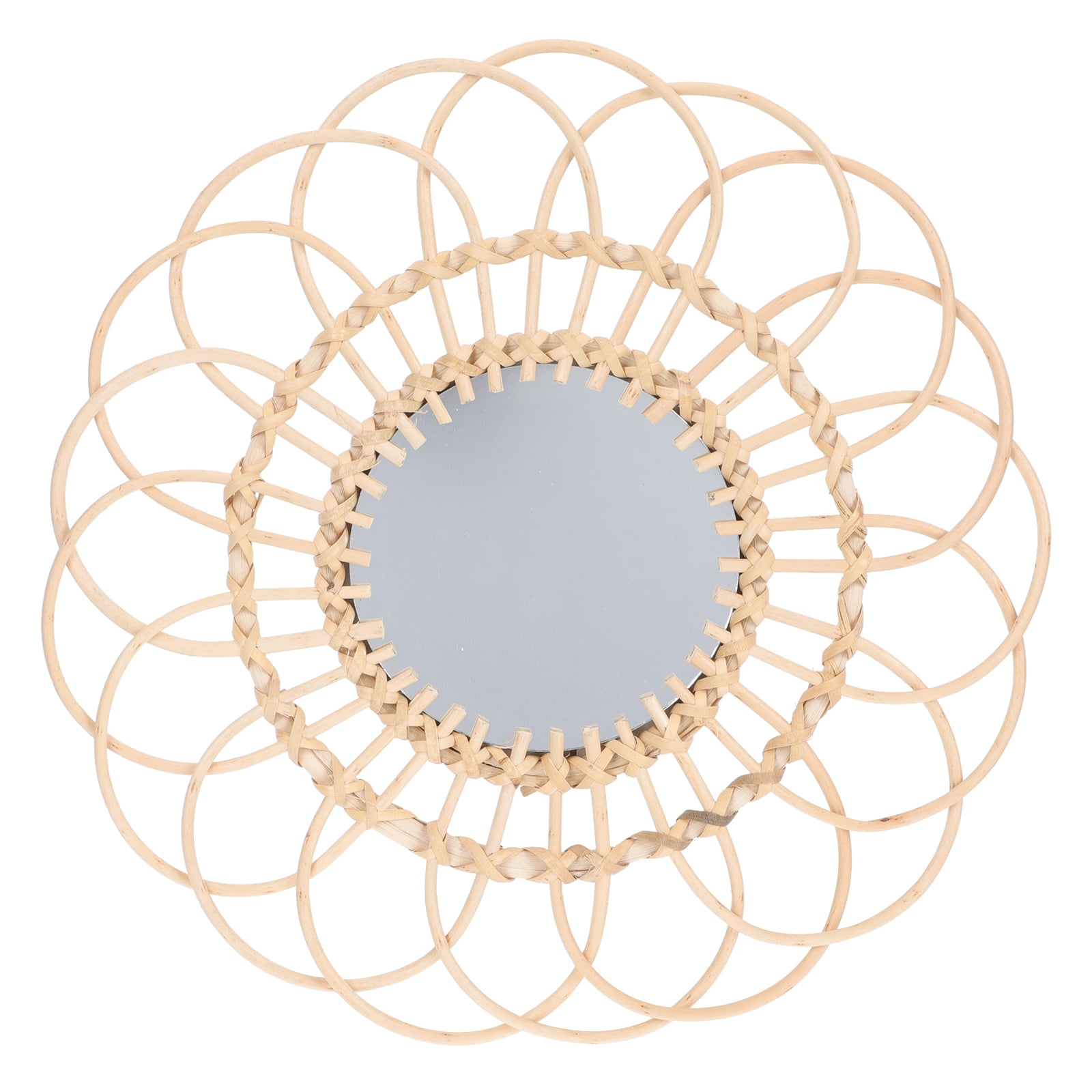 Click here for Weiweiguan Rattan Mirror Women Makeuo Mirror Livin... prices
