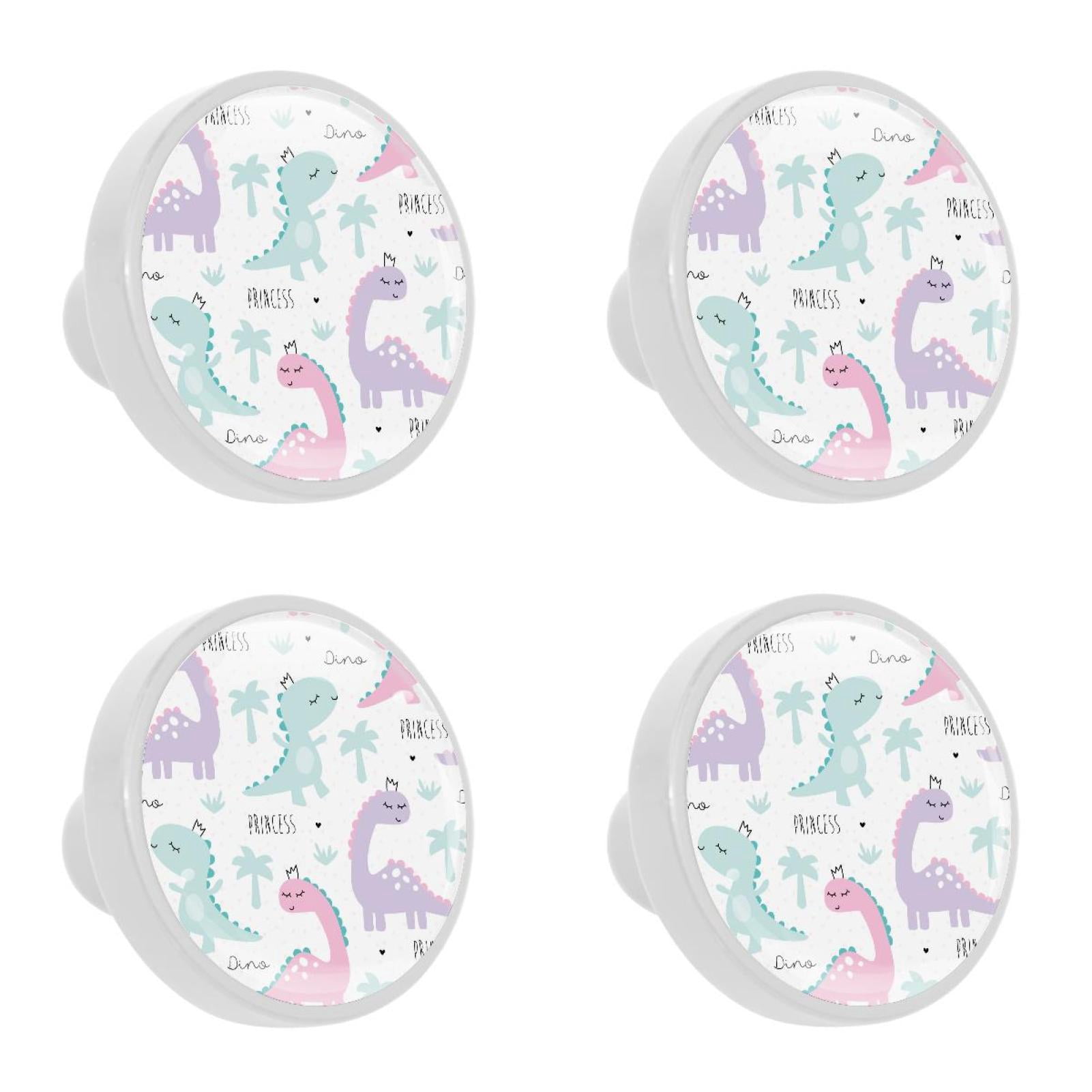 4 Pcs Dinosaur Knobs for Kitchen Cabinet Cupboard Dresser Bookcase ...