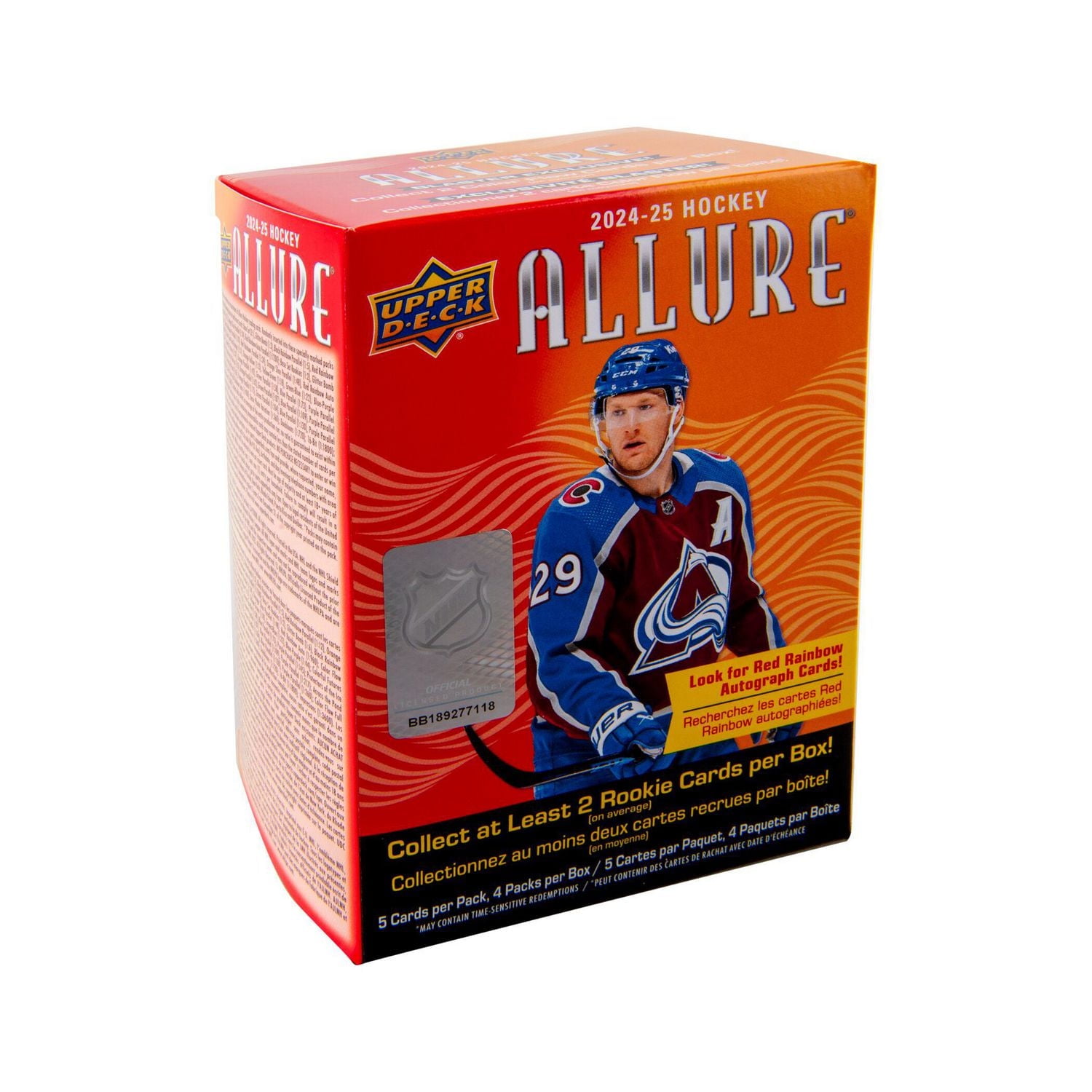 Click here for 2024-25 Upper Deck Allure Hockey Trading Cards Bla... prices