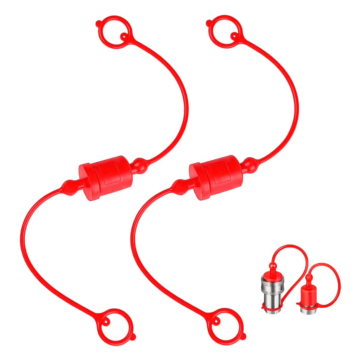Click here for Geloo -B 1/2 Hydraulic Quick Coupler Male Dust Cap... prices