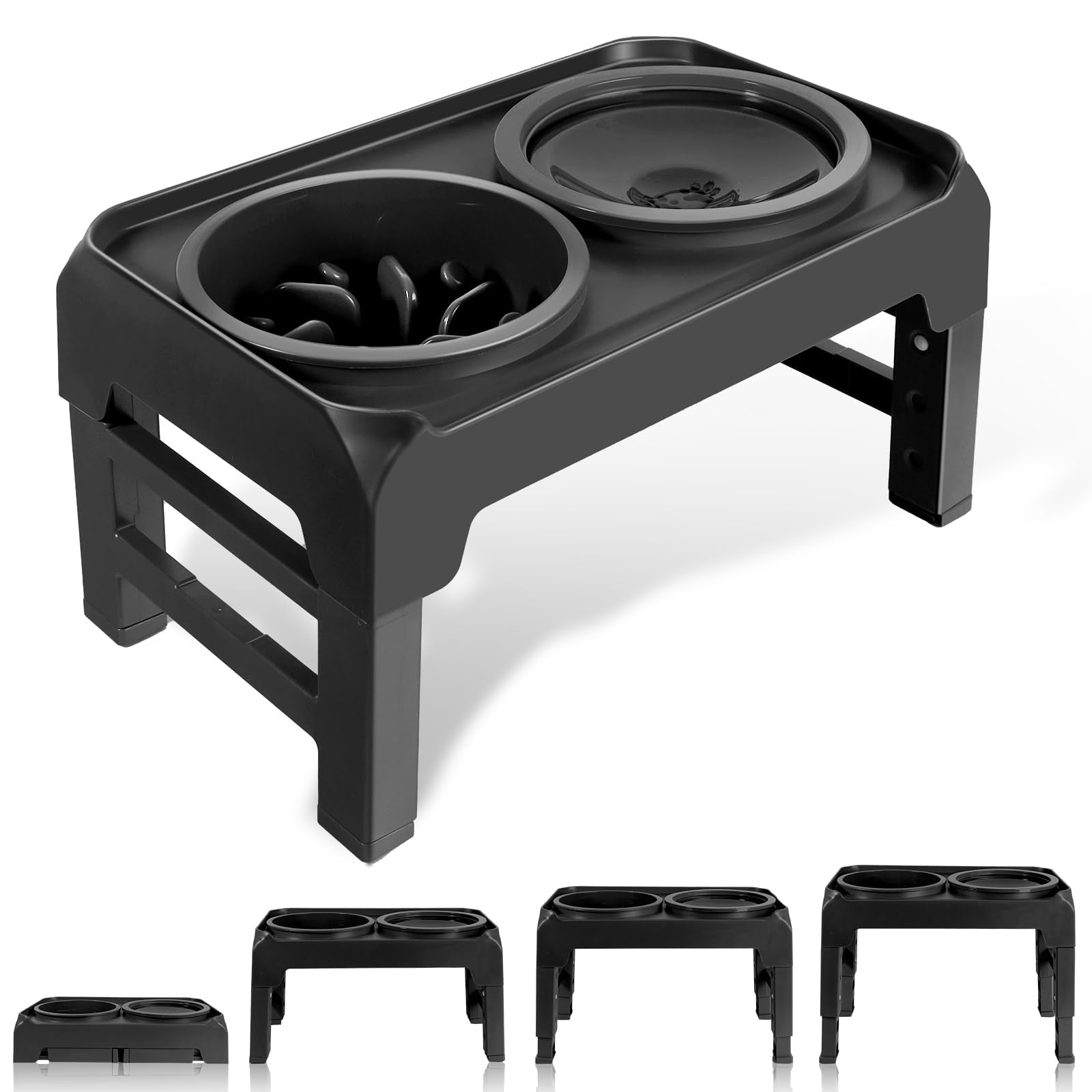 Click here for Schitec Elevated Dog Bowls  Slow Feeder & No Spill... prices