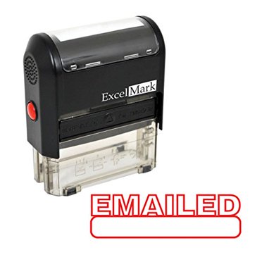 Trodat Interlocking Stack Stamp, EMAILED, FAXED, RECEIVED, 1.81" x 0.63 ...