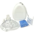 Kemp CPR Mask with O2 Inlet, Headstrap, Gloves and Wipes - Walmart.com