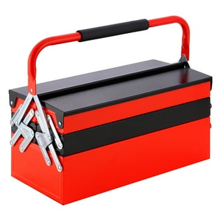 Big Red 20" Portable Metal Tool Box 3 Drawer Steel Tool Chest with ...
