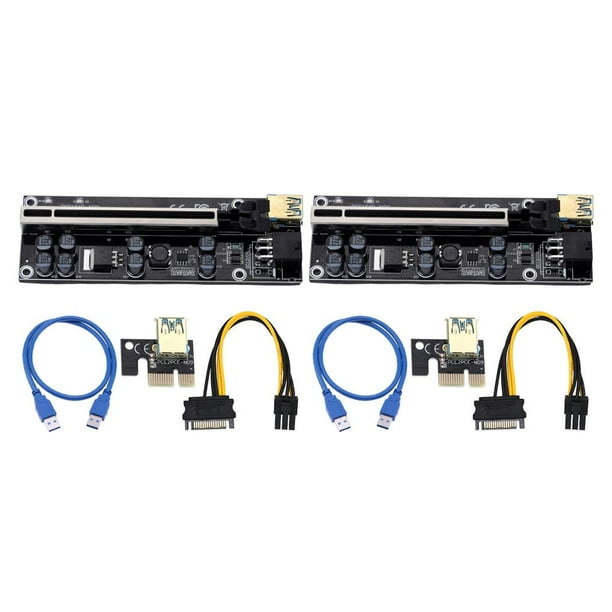 Maytalsory PCI-E 1x to 6x USB 3.0 Extender Card Desktop PC Adapter ...