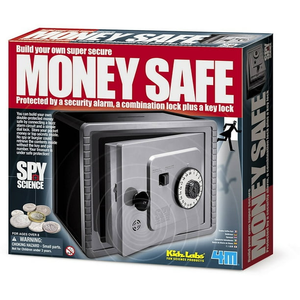 4M Spy Science Build Your Own Money Safe Kit - Walmart.com