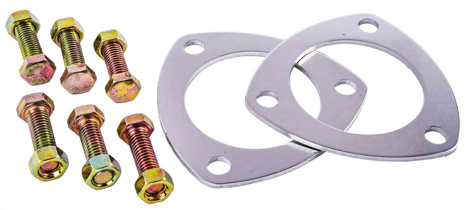 JEGS 30708 Collector Gaskets & Bolt Kit For 2.500 in. Header Collector ...