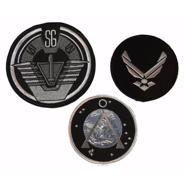 Stargate SG1 Logo, Project Earth & Airforce Wings Embroidered Uniform ...