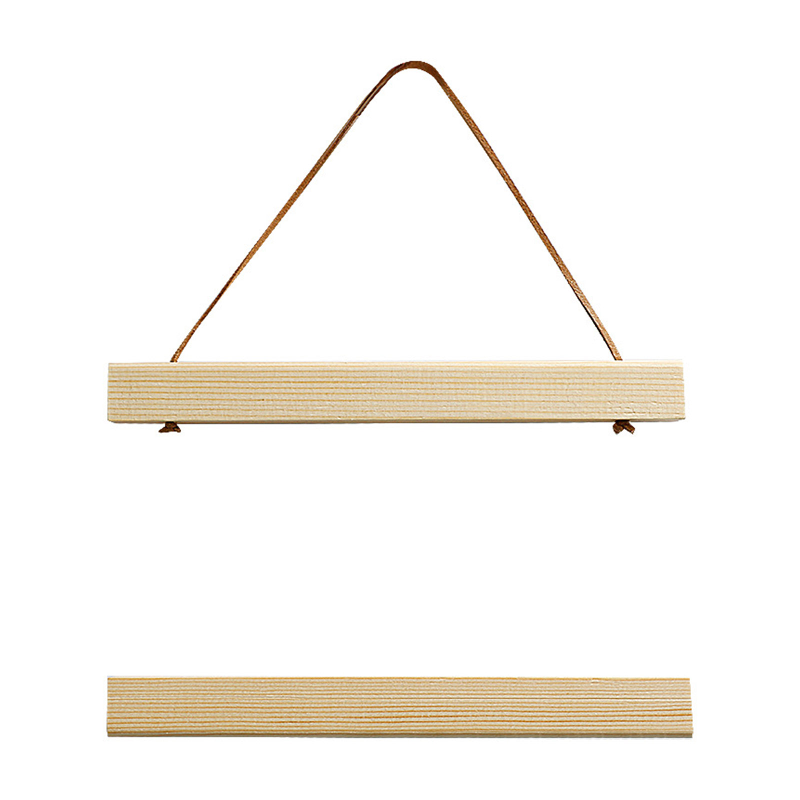 NOTIFUN Magnetic Poster Hanging Scroll Pine Wood Magnet Hanger Roll Rod ...