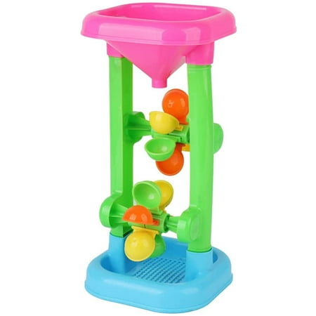 HTCM 1 Set Kids Water Wheel Tower Sand Wheel Toy Beach Sand Toys ...