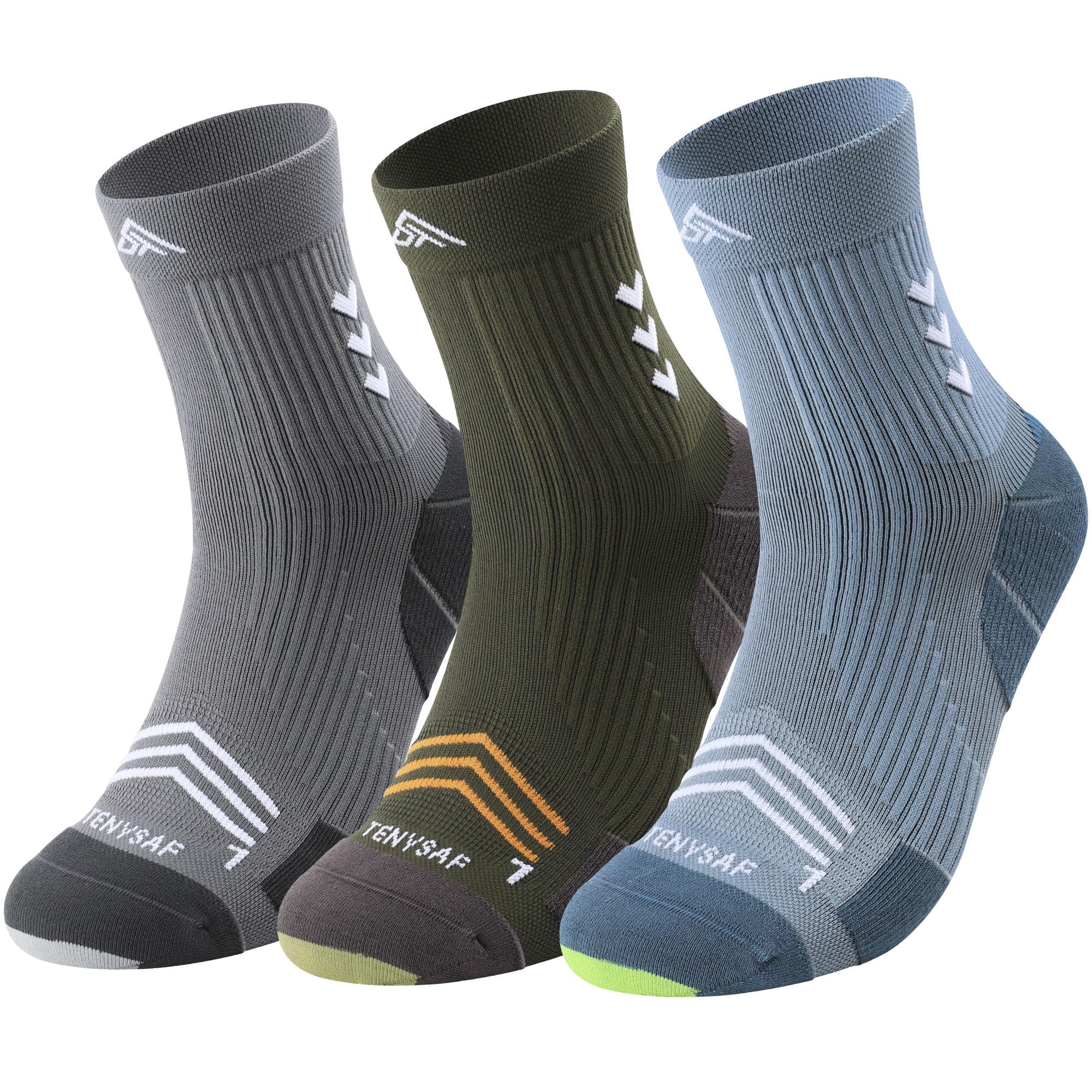 Calcetines deportivos de compresión TENYSAF para hombre y mujer ...
