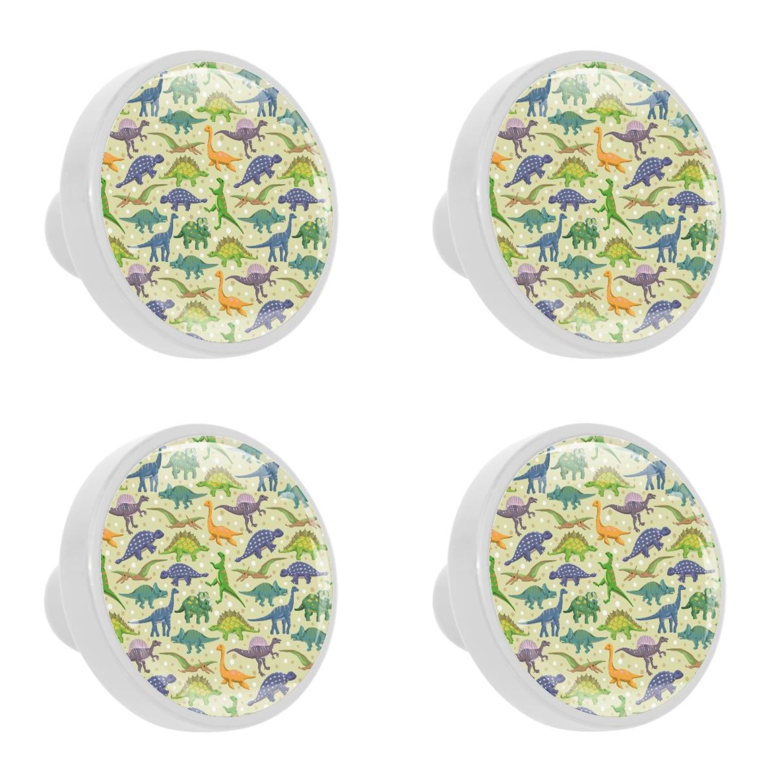 4 Pcs Dinosaur Knobs for Kitchen Cabinet Cupboard Dresser Bookcase ...