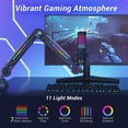 RGB Boom Arm, TONOR Adjustable Mic Stand with RGB Light, Rotatable ...