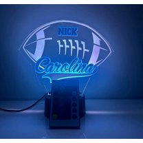 Custom Personalized Name Engrave LED 16 Colors Night Light Up Table ...