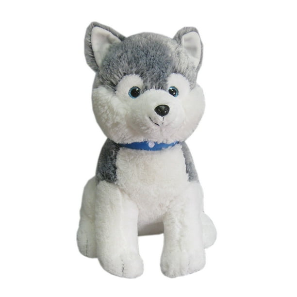 Way to Celebrate 14``Plush Husky Stuffed Animal, 3 years up - Walmart.com