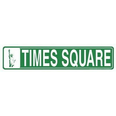 Times Square New York CIty Tin Subway Sign - Walmart.com