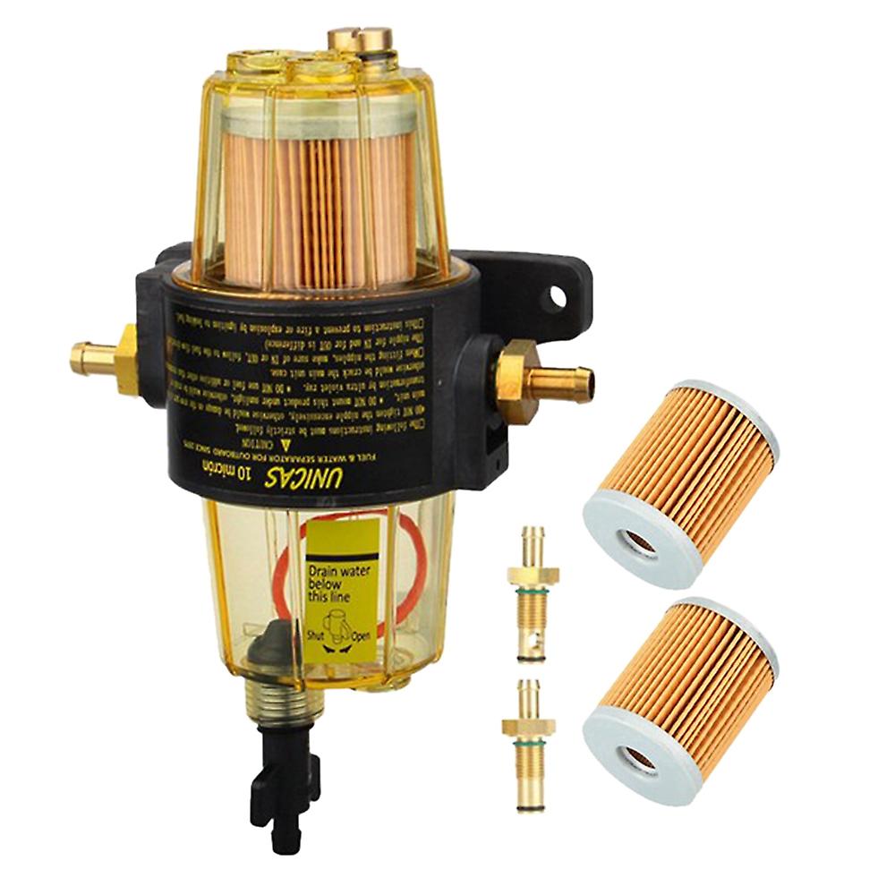 3PCS UF-10K Fuel Filter Fuel Water Separator Assembly Fuel Filter ...
