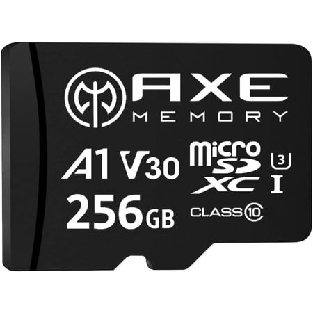256GB microSDXC Memory + SD Adapter with A1 App Performance, V30 UHS-I ...